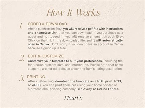 Box Label Template Canva Order Packaging Seal Editable Etsy Uk