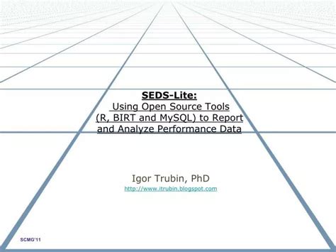 ppt seds lite using open source tools r birt and mysql to report
