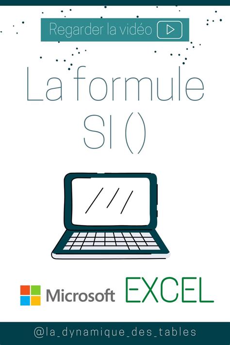 Astuce La Formule Si Dans Excel Astuces Excel Modèles De Gestion De Projet Tutoriel