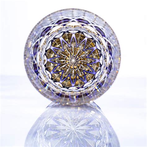 바위 유리 위스키 유리 카사네이롬 시우 토모카즈 노구치 전통 공예 마스터 에도 키리코 카가미 크리스탈 ｜made In Japan Products Becos