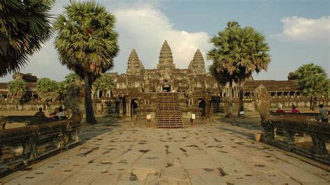 Religious Angkor Wat Hd Wallpaper