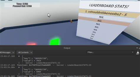 Problems With A Block Of Code In My Script Arithmetic Issues For A Leaderboard Scripting