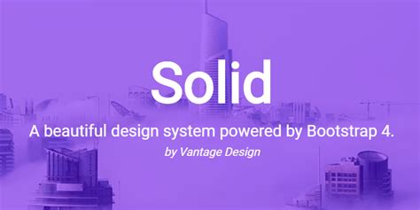 solid bootstrap 4 design system bypeople