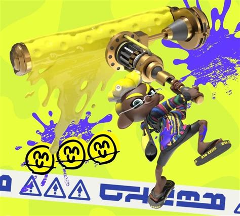 Splatoon 3 Ink Roller Official Nintendo Splatoon Splatoon 2 Art