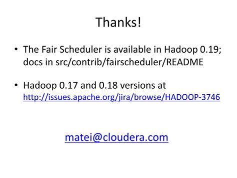 Ppt The Hadoop Fair Scheduler Powerpoint Presentation Free Download