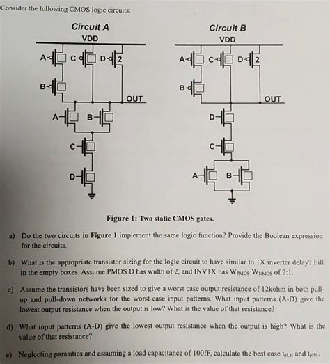 A Do The Two Circuits In Figure Implement The Same Logic Function