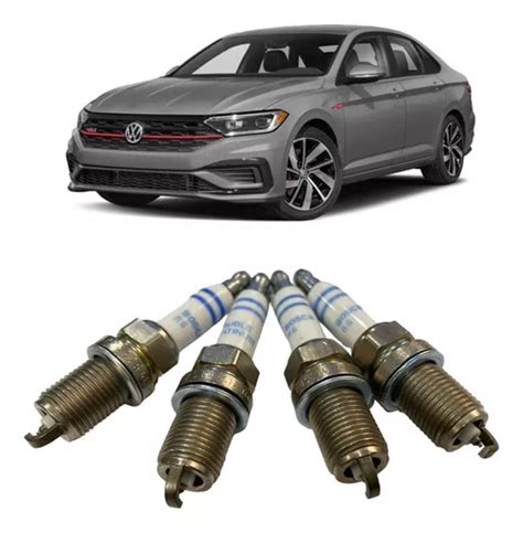 4 Velas De Ignição Bosch 0242245576 Audi A2 A3 A4 A5 Q5 Q7 | Frete grátis
