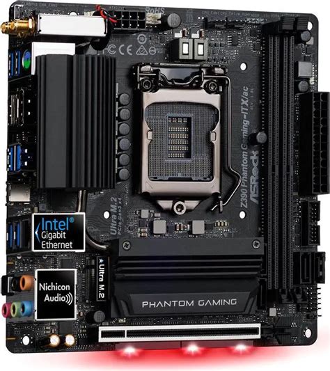 Open Box Asrock Z390 Phantom Gaming Itx Ac Lga 1151 300 Series Mini