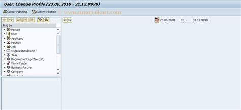 PPPM SAP Tcode Change Profile