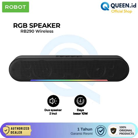 Jual Robot Rb290 Wireless Portable Bluetooth Speaker 5 2 Rgb 10w Tf Usb Aux Shopee Indonesia