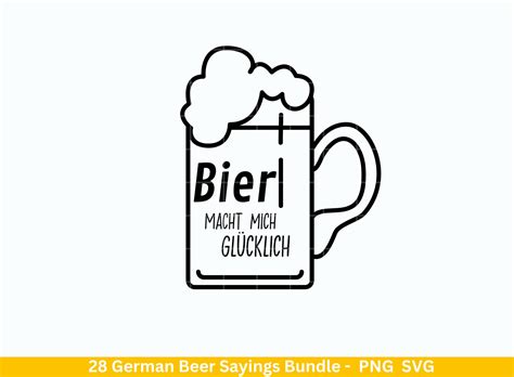 German Bier Sprüche Svg Png Bundle Alkohol Svg Drinks Svg Etsyde