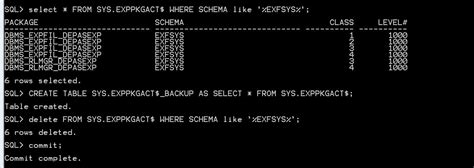 Exfsysdbmsexpfildepasexp Error Duing Expdp Database And Cloud