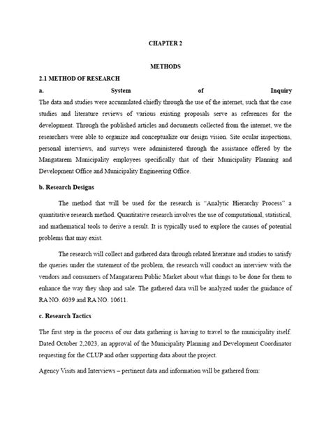 Chapter 2 Methodology Pdf