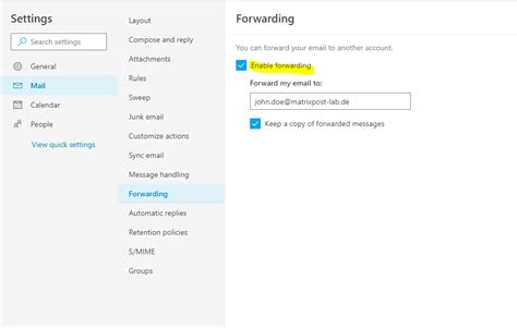 enable external email forwarding in microsoft 365 printable forms