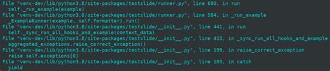 Improve Coloring Of Printed Stack Traces Issue Facebook TestSlide GitHub