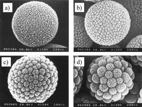 effect of primary particle size on morphology of final particles