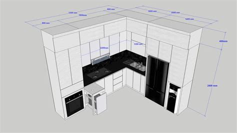 Kitchen Set Modern Minimalis Surabaya 3d Warehouse 49 Off