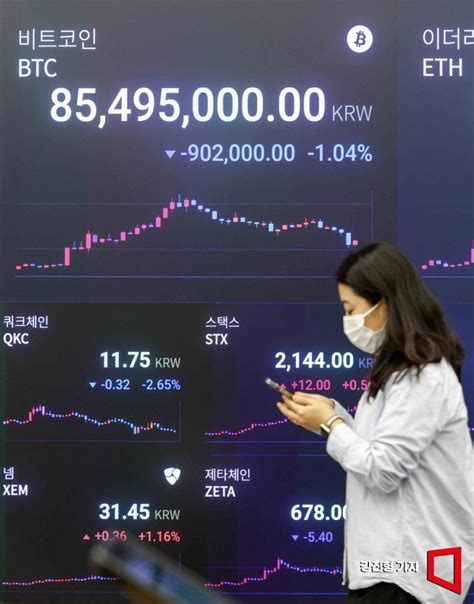 포토 美 경기 침체 우려 완화 비트코인 급등 아시아경제