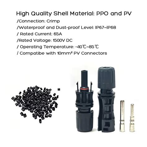 Link Cb1002a Mc4 Connector Pair 1500v ขั้วต่อสายไฟโซล่าเซลล์