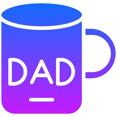 Premium Vector Dad Mug Vector Illustration