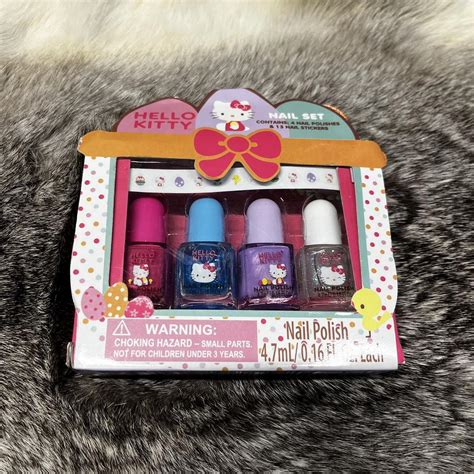 Hello Kitty Nail Polish Set Hellokitty Sanrio Depop
