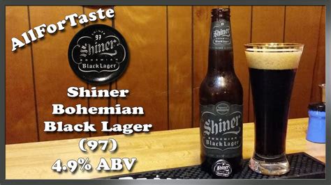 Shiner 97 Bohemian Black Lager Youtube