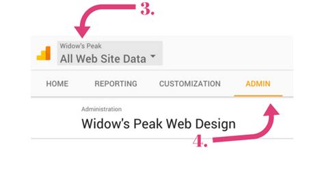 How To Add A User To Google Analytics Widow S Peak Web Design