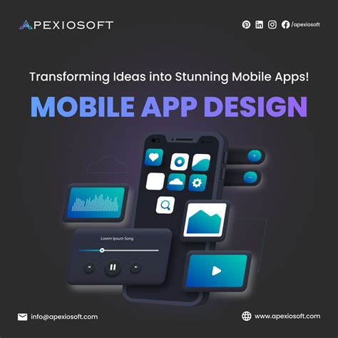 mobileappdesign uiux apexiosoft appdevelopment creativedesign
