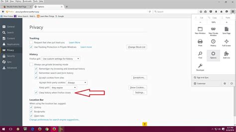 Automatically Remove Browsing History In Mozilla Firefox When Close Youtube
