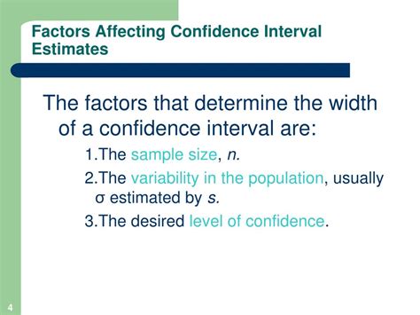 Ppt Estimation And Confidence Intervals Powerpoint Presentation Free