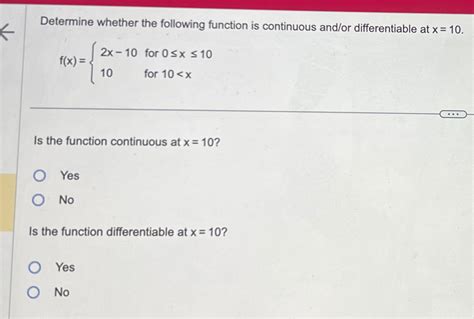Solved Determine Whether The Following Function Is Chegg