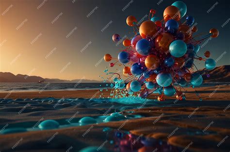 Premium Photo Orbital Insights Visualizing Molecular Structures In 3d