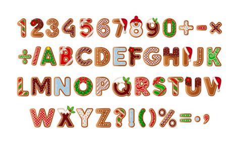 Christmas Numbers Font Christmas Numbers Font