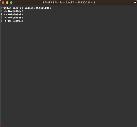 Writing To Internal Flash Of STM Fxxx EmbeddedExpertIO