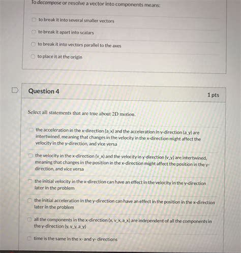 Solved To Decompose Or Resolve A Vector Into Components Chegg Com