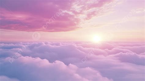 아름다운 분홍색 꿈꾸는 듯한 구름 하늘 일몰 조감도 아름다운 꿈꾸는 듯한 분홍색 배경 일러스트 및 사진 무료 다운로드 Pngtree