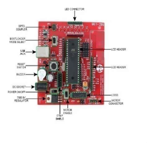 Atmega 1632 Robotics Mini Development Board At Rs 1199piece