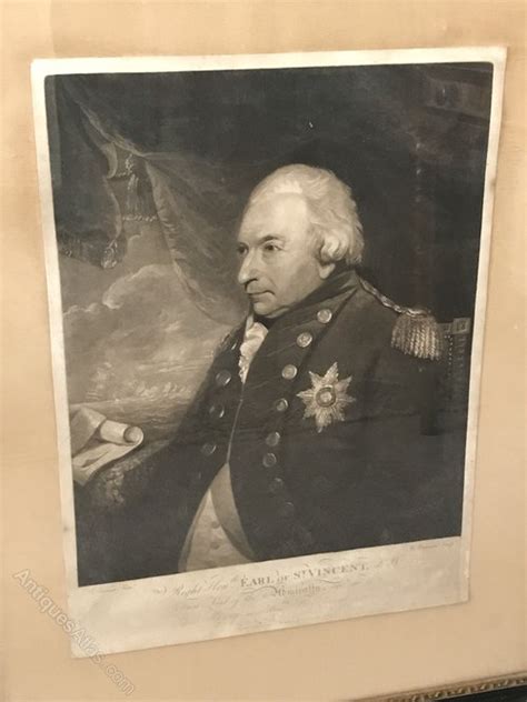 Antiques Atlas Mezzotint Portrait Of Admiral Earl Of St Vincent