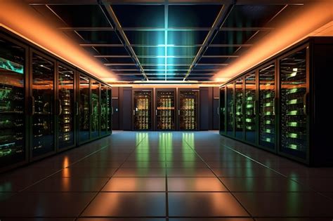 Premium Ai Image Data Center Room