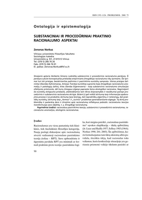 Pdf Substantive And Procedural Dimensions Of Practical Rationality