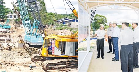 ဆောက်လုပ်ရေးဝန်ကြီးဌာန ပြည်ထောင်စုဝန်ကြီး ဆင်သေချောင်းတံတား ကျောက်ချက