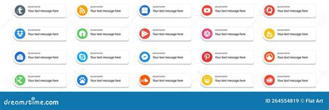 20 Social Media Follow Button And Text Placelike Pinterest Chat Open
