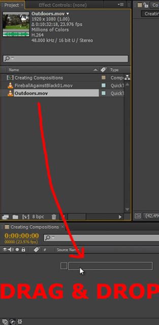 After Effects Basics Compositions And Pre Composing