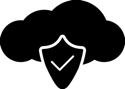 Black Cloud Storage Data Protection 24280772 Vector Art At Vecteezy
