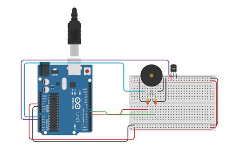 Circuit Design E6 Measuring Temperature Tinkercad
