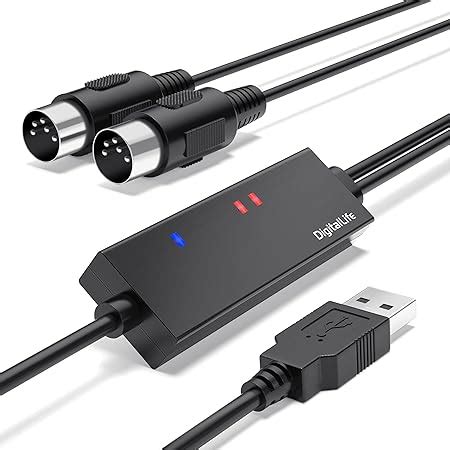 Adapter Usb To Midi In Out Amazon Co Uk Musical Instruments Dj