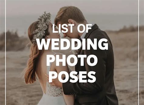 List Of Wedding Photo Poses For Stunning Bridal Shots