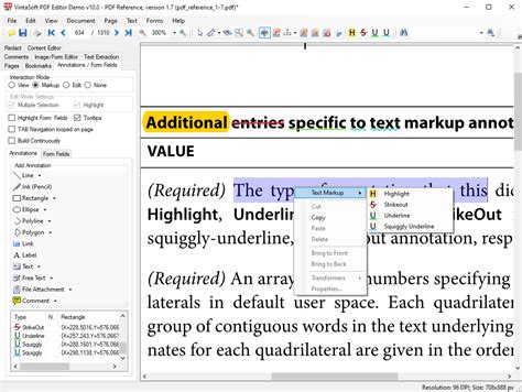 Markup Text On Pdf Page Using Text Markup Annotation In Net