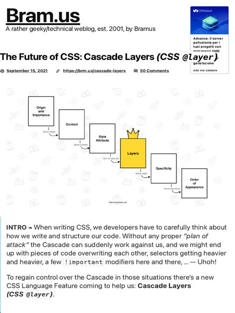 the future of css cascade layers css layer bram us pdf