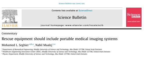 Dr Nabil Maalej On Linkedin Dr Mohamed Seghier And I Published A Commentary In Science Bulletin…